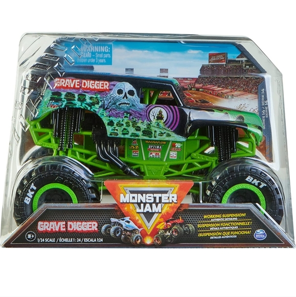 Spin Master | Toys | New 222 Spin Master Monster Jam Grave Digger 24 ...